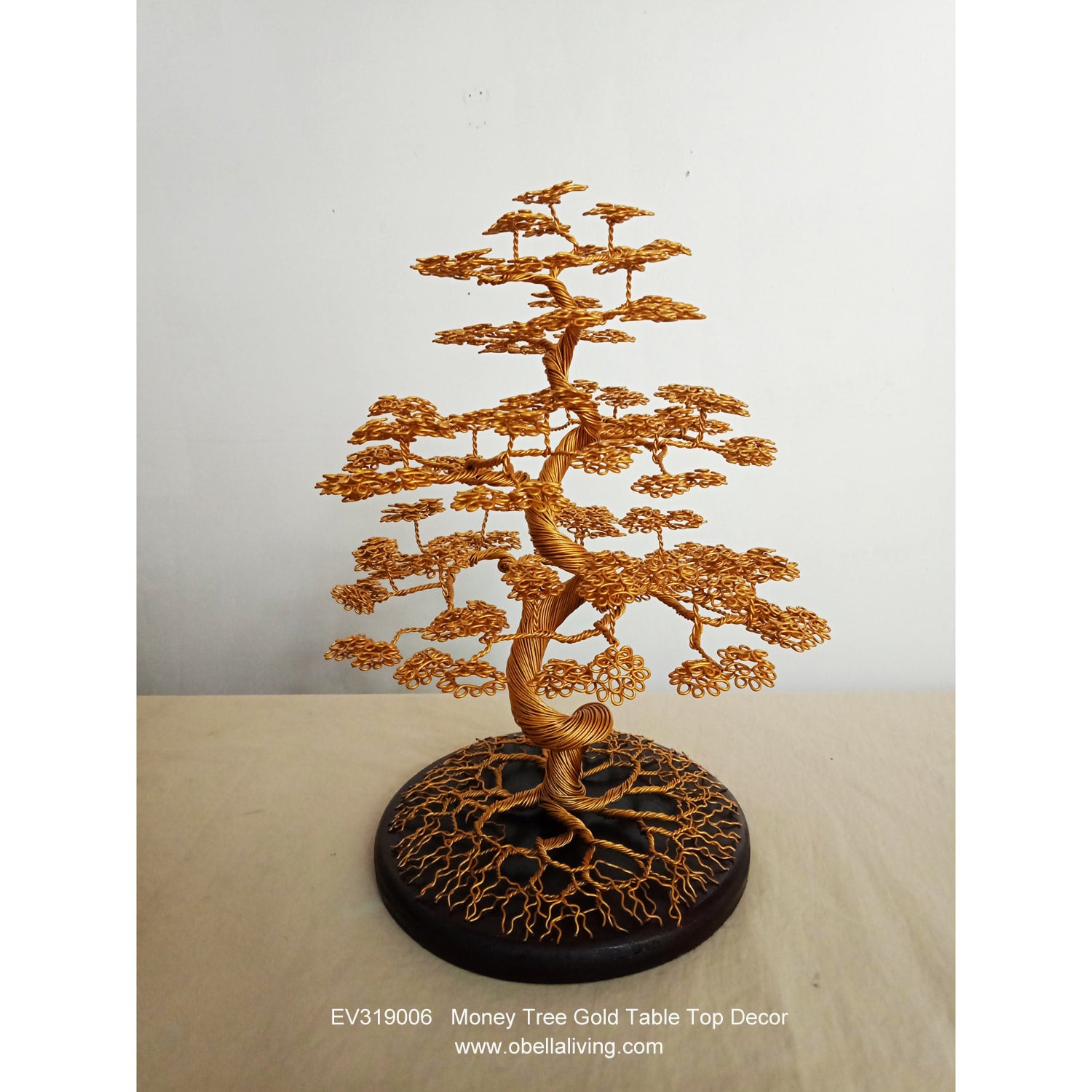 Money Tree Gold Table Top Decor, wrought iron, metal, hand forged ...